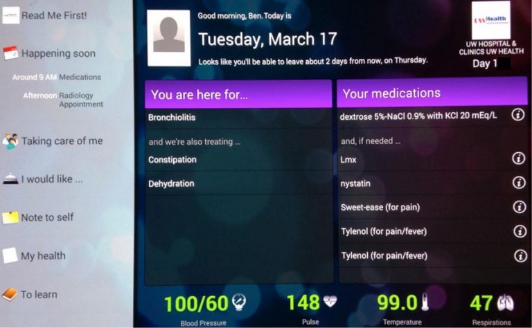 MyChart Bedside Now Offered Throughout AFCH – Department of Pediatrics ...