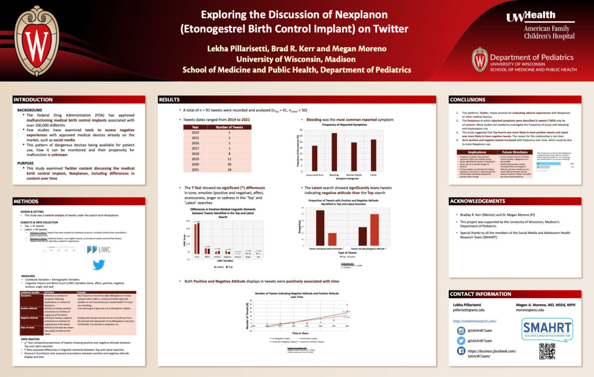 Research Week 2021 – Department of Pediatrics – UW–Madison